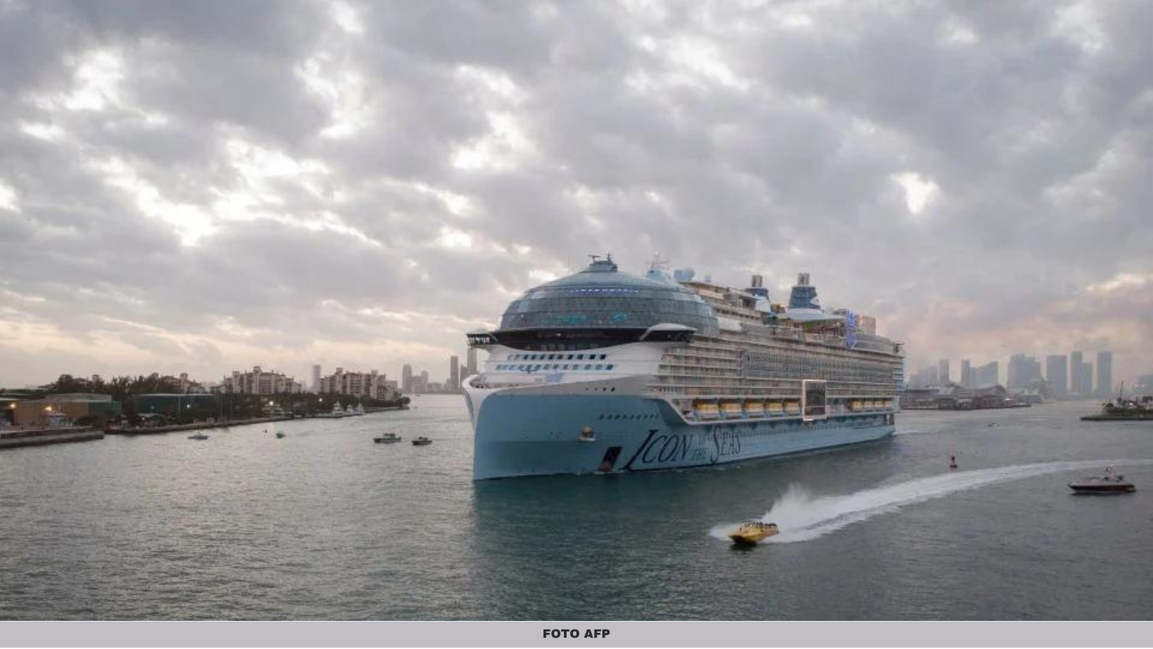 KAPAL PERSIARAN TERBESAR DI DUNIA, ICON OF THE SEAS MULA BERLAYAR ...