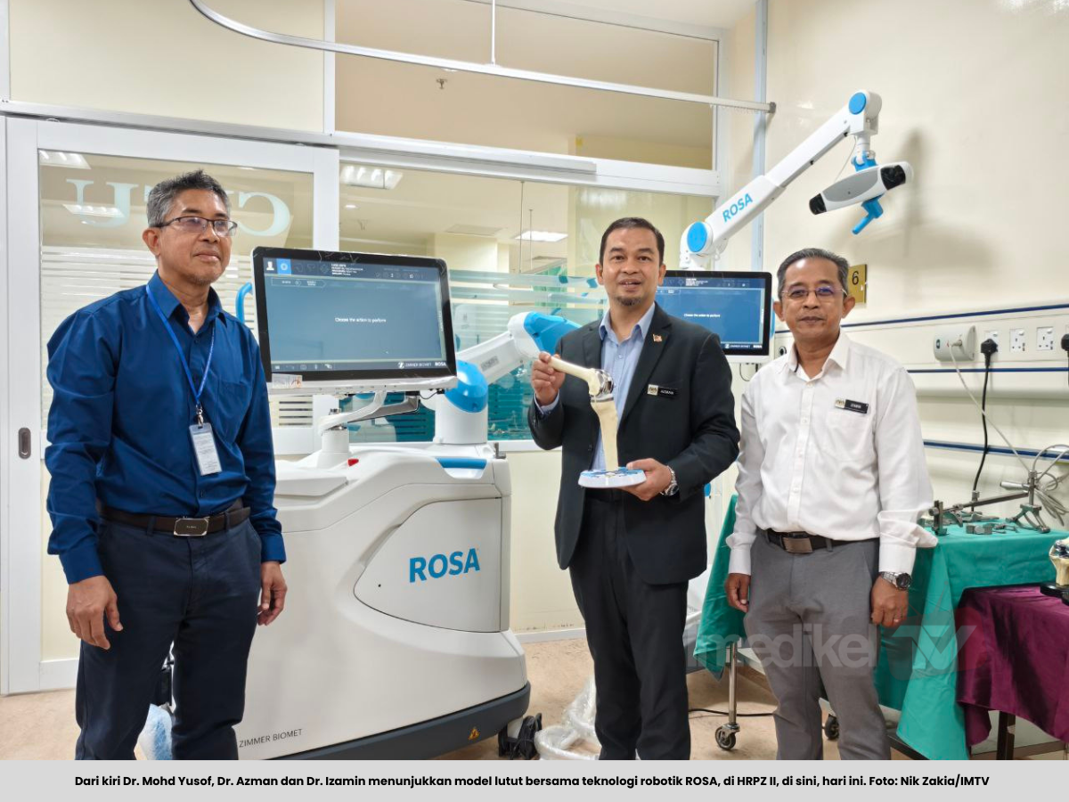 HRPZ II BEDAH GANTI LUTUT SERENTAK GUNA TEKNOLOGI ROBOTIK - Imedikel TV